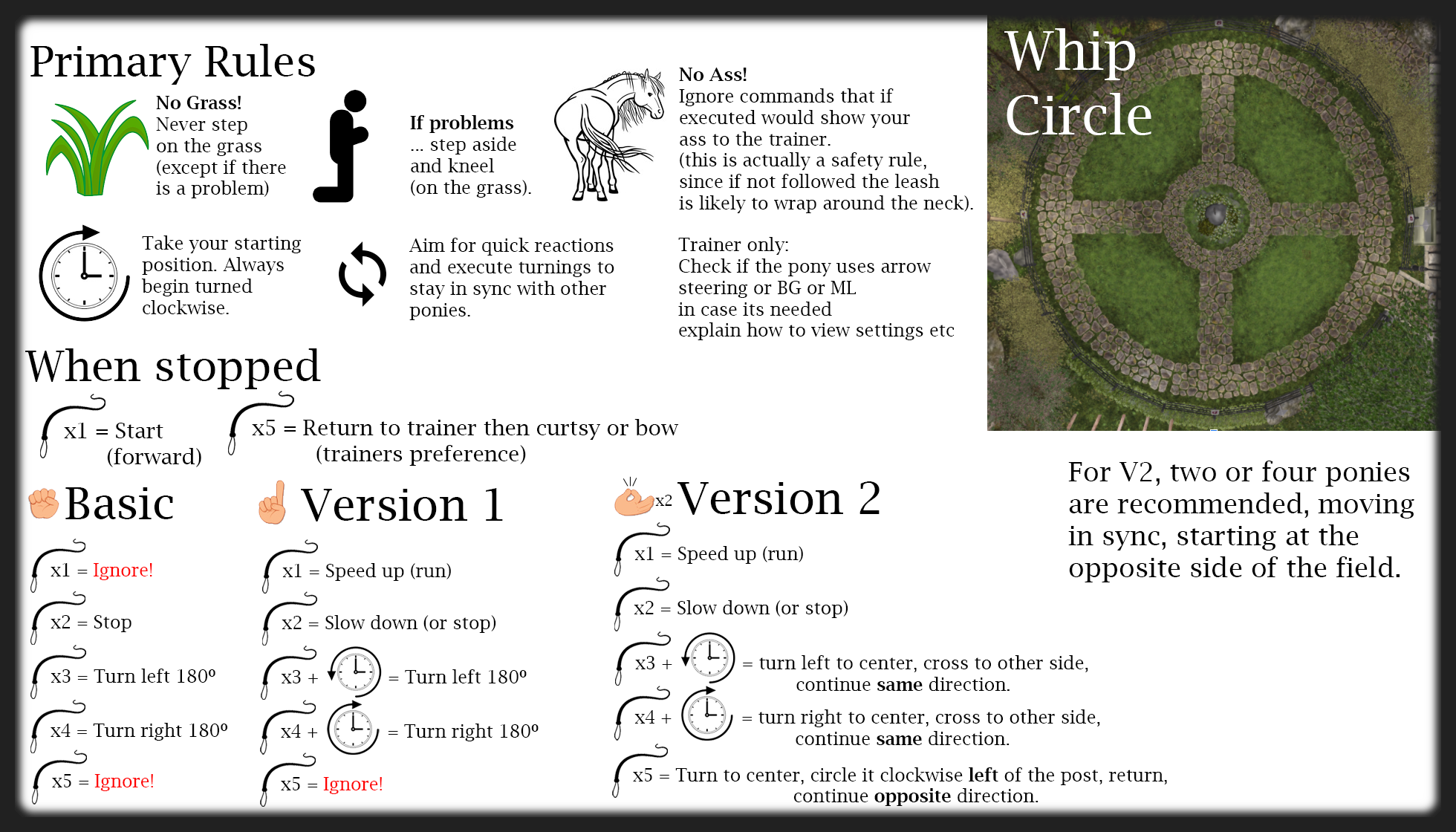 🔄 Whip Circle Guide | Tall Tails